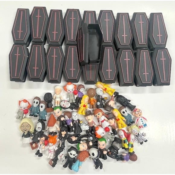 Toys | Horror Movie Character Mini Figures Coffin Lot New Cx6 ...